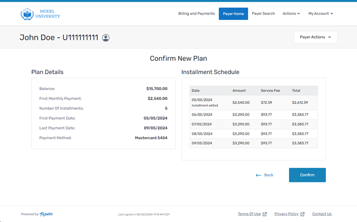 Change Total Balance Due
